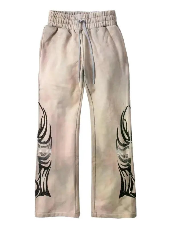 WHO DECIDES WAR BY EV BRAVADO Winged Graphic Sweatpants - Neutrals