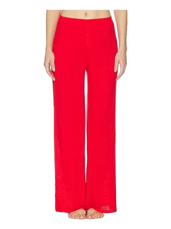 NEGATIVE UNDERWEAR Whipped Track Pant - Red