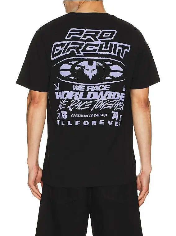 FOX RACING X Pro Circuit Midweight Tee In . Also - Black