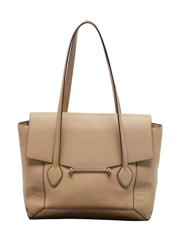 Strathberry Mosaic Leather Tote - Neutrals
