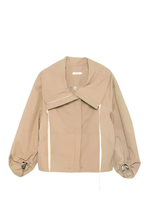 Co Collection Rolled-collar Jacket - Neutrals