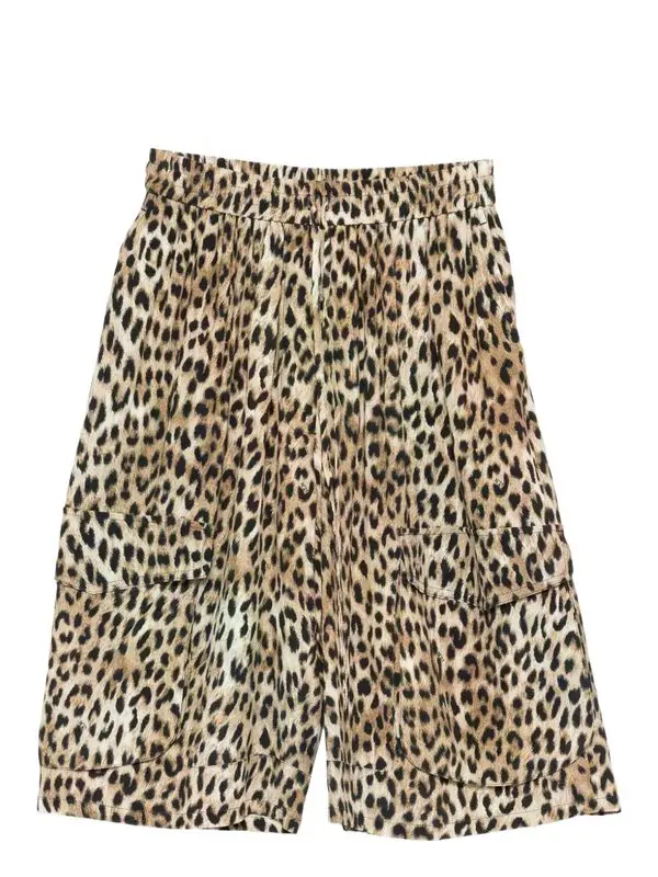 N°21 Leopard-print Shorts - Neutrals