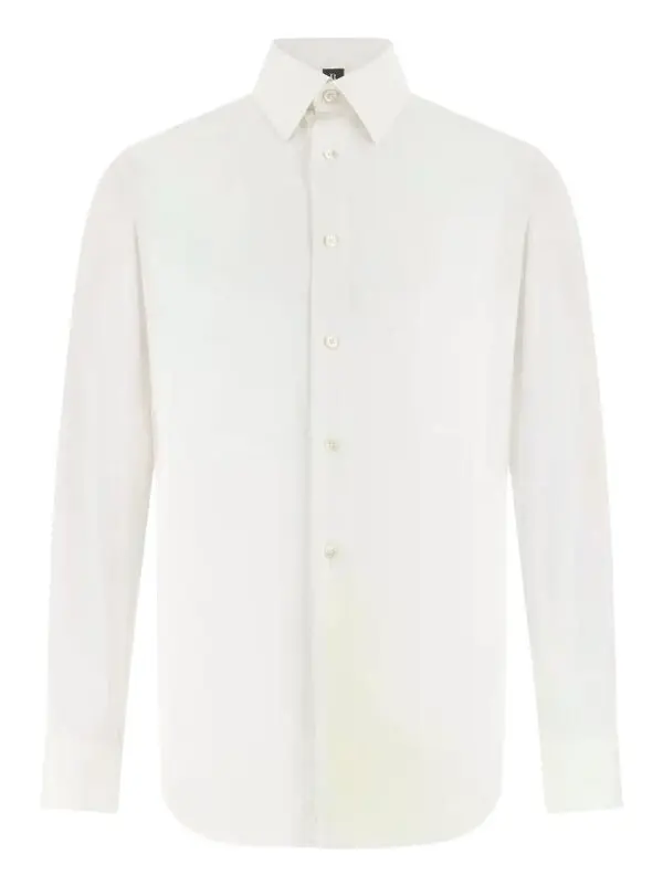 Boggi Milano Spread-collar Shirt - White