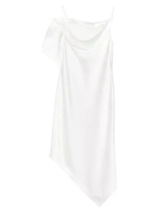 IRO PARIS Thiana Asymmetric Midi Dress - White