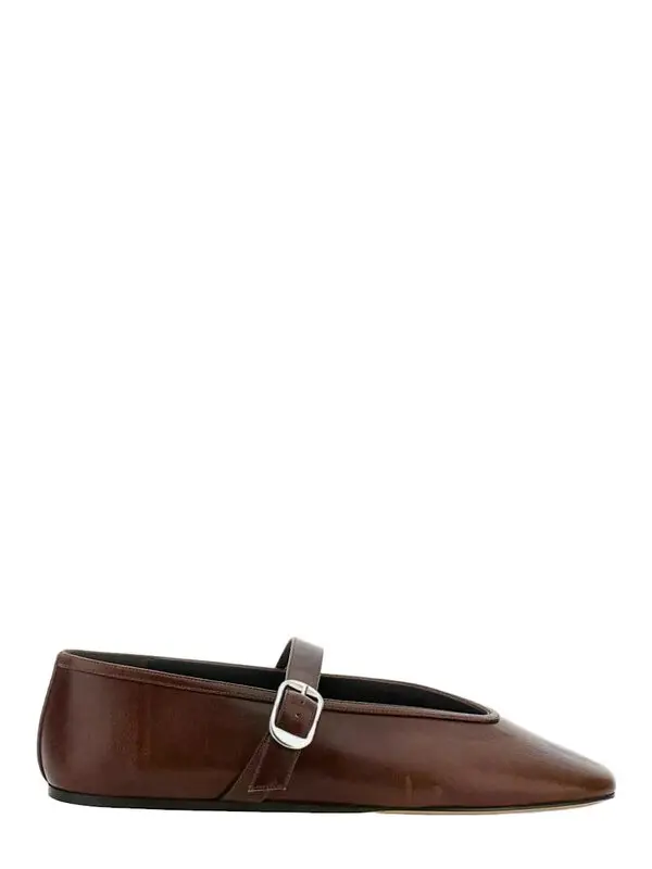 Le Monde Beryl Stella Buckle Ballet Flats - Brown