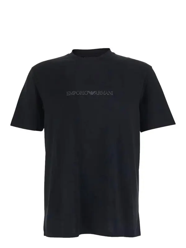 Emporio Armani Logo T-shirt - Black