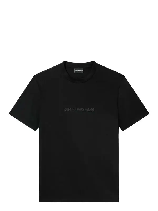 Emporio Armani Logo T-shirt - Black