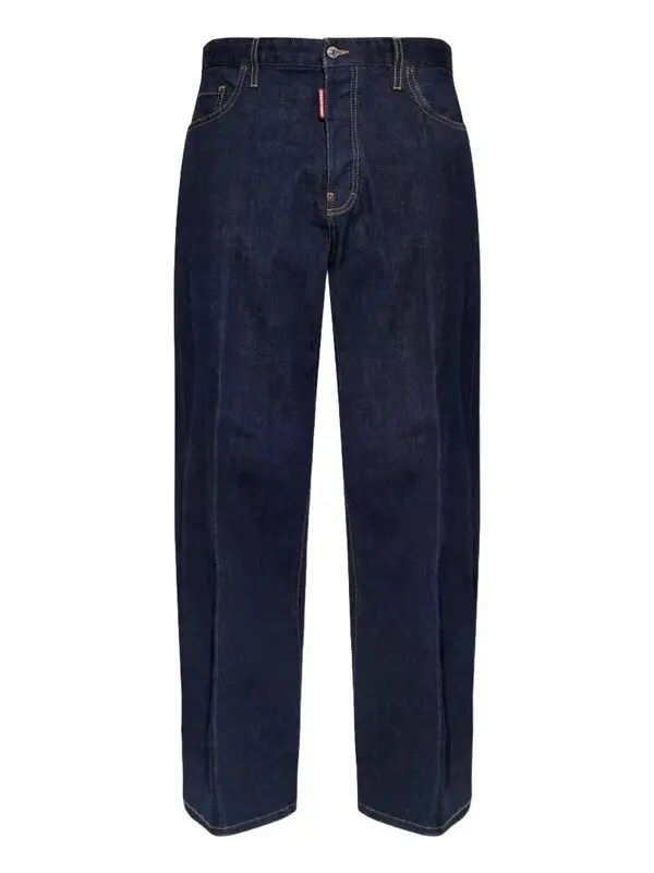 Dsquared2 Logo Patch Jeans - Blue
