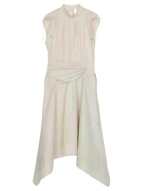 3.1 Phillip Lim Asymmetric-hem Midi Dress - Neutrals