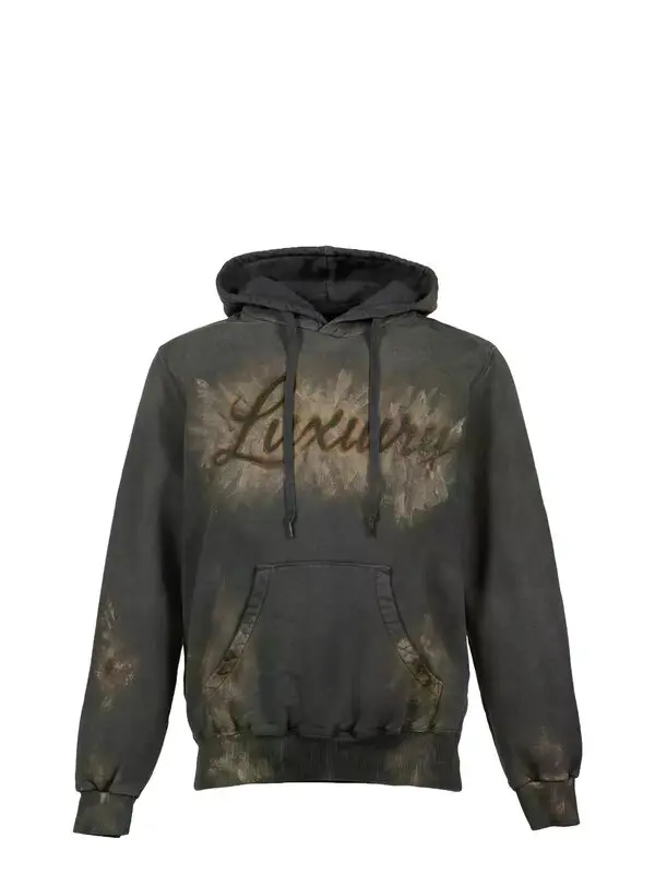DOUBLET Luxury Mud Paint Hoodie - Black