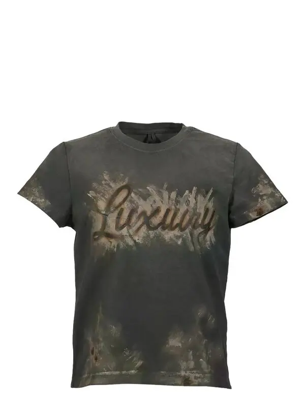 DOUBLET Luxuary Mud Paint T-shirt - Grey