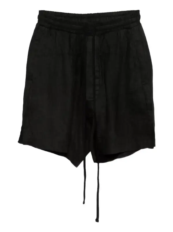 THOM KROM Drawstring Shorts - Black