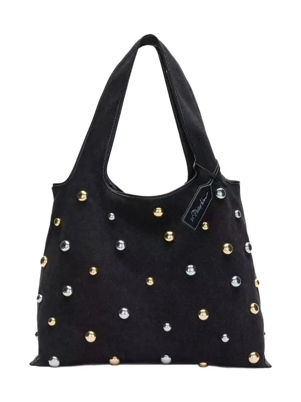 3.1 Phillip Lim Dome Studded Tote Bag - Black