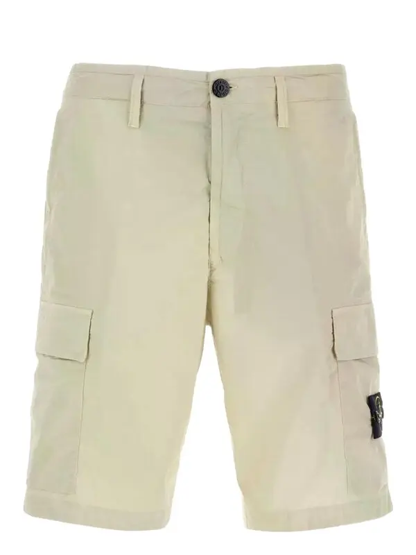 Stone Island Compass-motif Shorts - Neutrals