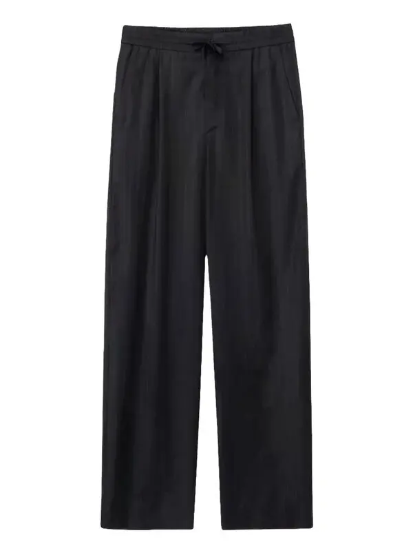 DUNST Drawstring Trousers - Black
