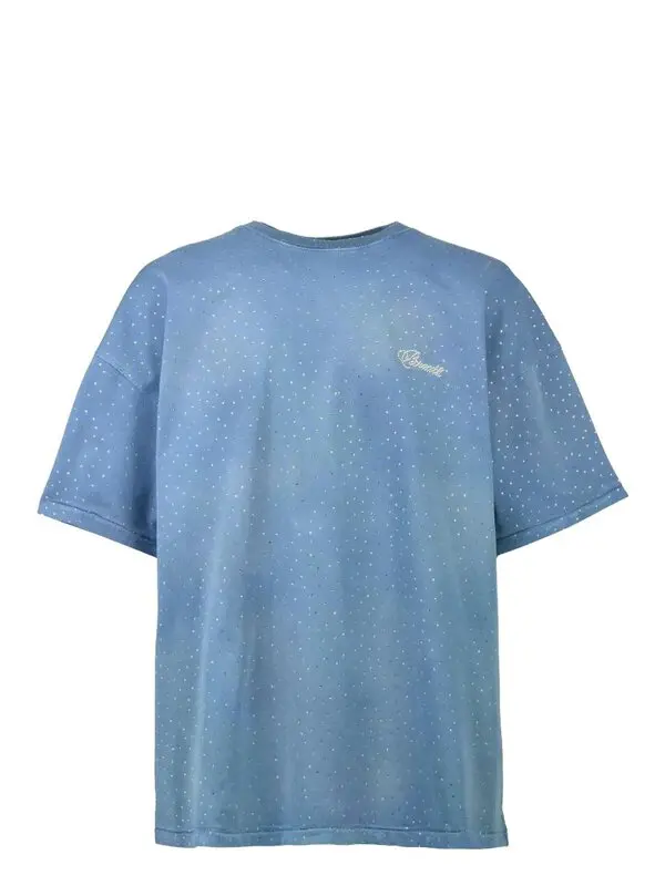 BREATH Embellished T-shirt - Blue