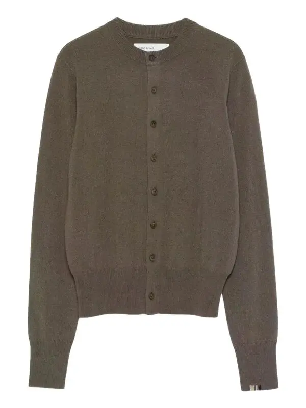 EXTREME CASHMERE X Little 2-buttoned Cardigan - Green