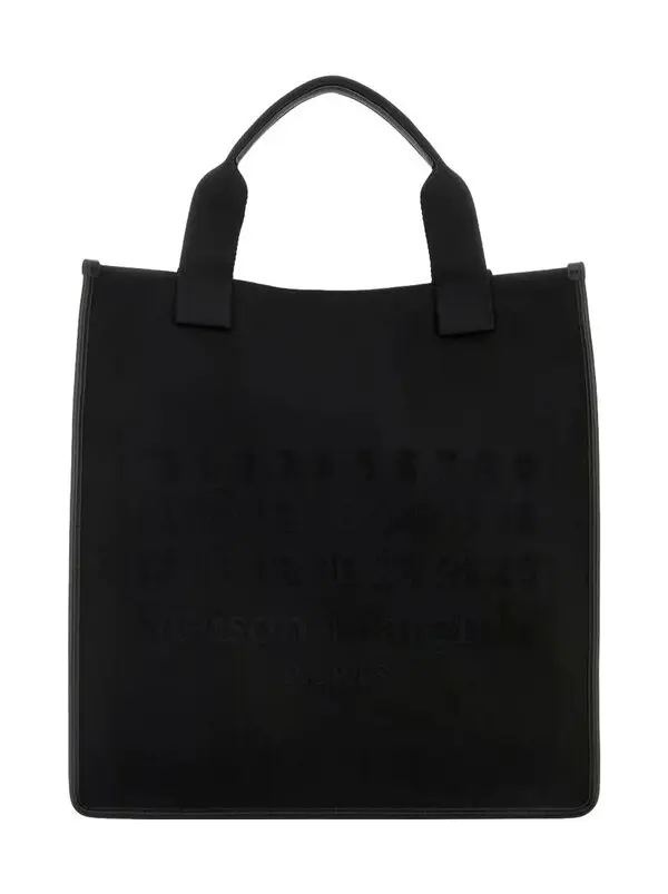 MAISON MARGIELA Vertical Shopping Tote Bag - Black