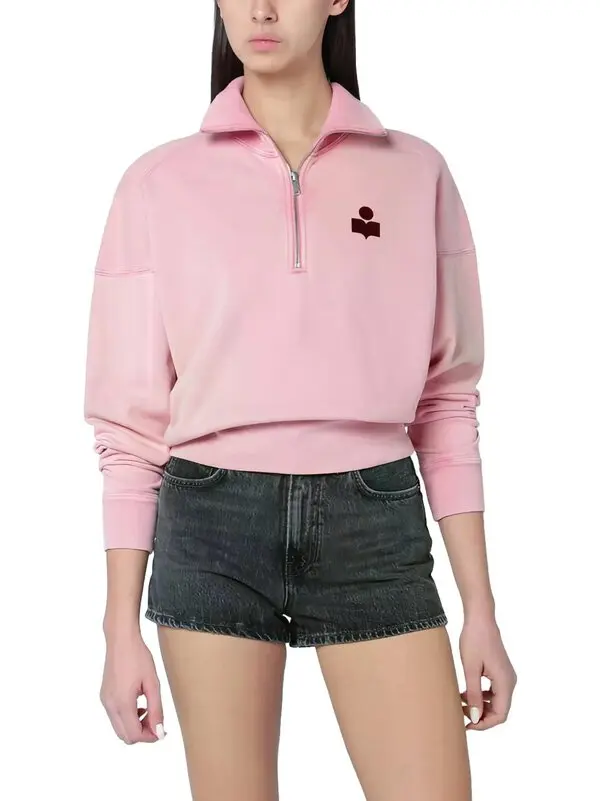 Isabel Marant Ross Sweatshirt - Pink