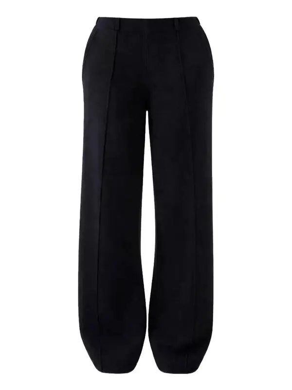 PATRICK ASSARAF Seam-detail Wide Leg Trousers - Blue