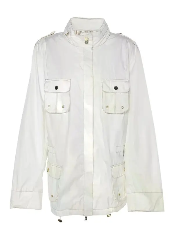Marina Rinaldi Zip-up Jacket - White