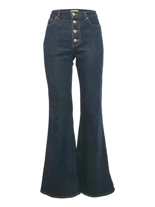 Sonia Rykiel Paris Button-fastening Flare Jeans - Blue