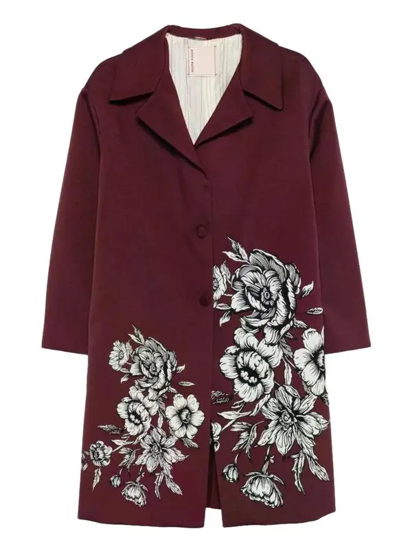Antonio Marras Floral-print Coat - Red
