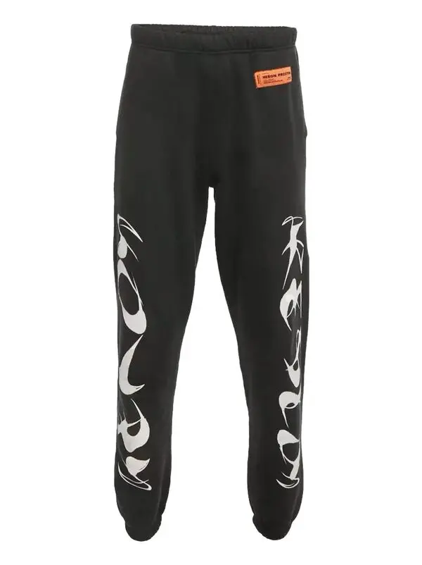 Heron Preston Printed Track Pants - Black