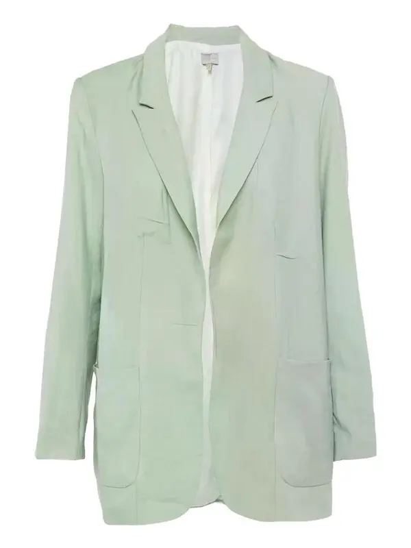 ANOTAH Open Front Blazer - Green