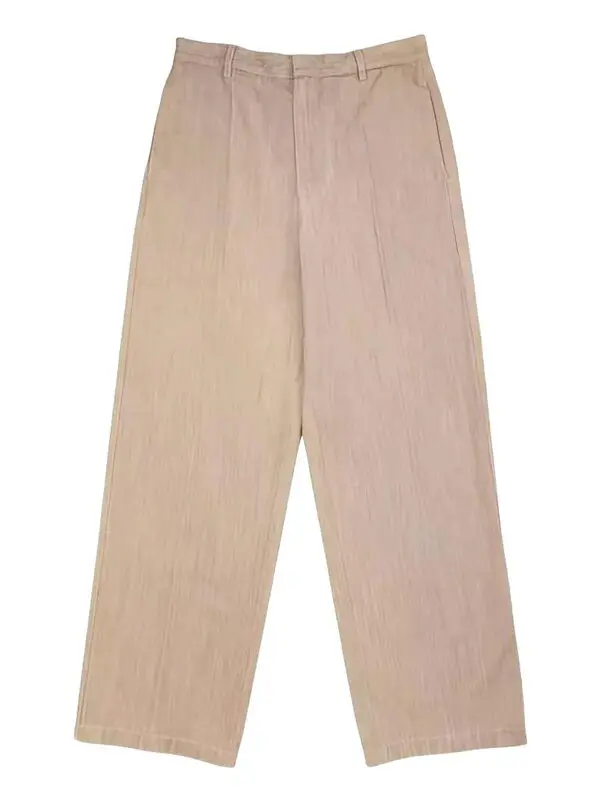 JIL SANDER Pleat-detail Straight-leg Trousers - Neutrals
