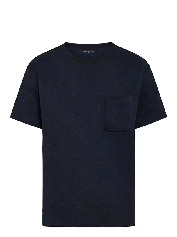 LOUIS VUITTON Crew Neck T-shirt - Blue