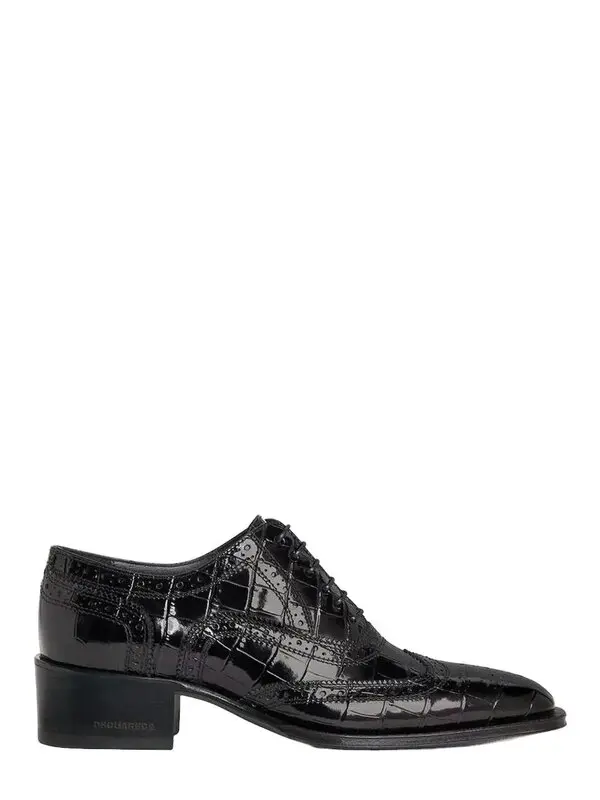 Dsquared2 Neoclassical Brogue Oxford Shoes - Black