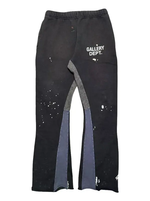 GALLERY DEPT. Gd Painted Flare Track Pants - Black