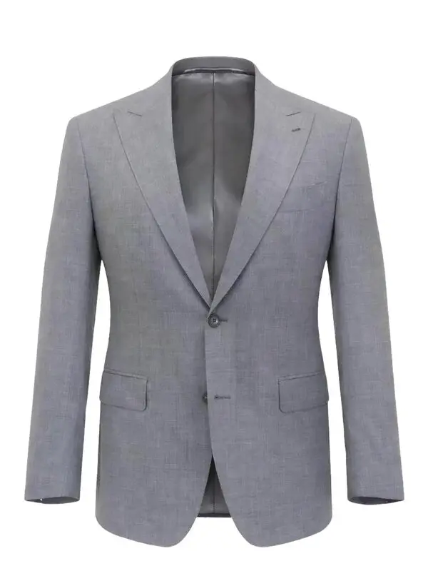 ATELIER MUNRO Peak Lapel Single-breasted Suit - Grey