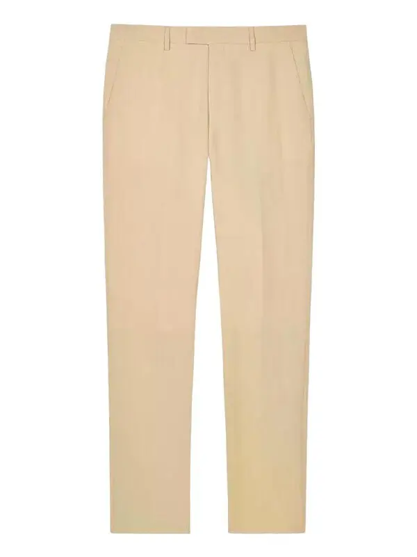 Paul Smith Straight-leg Linen Trousers - Neutrals