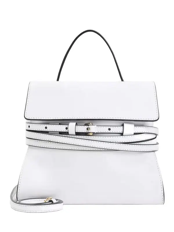Moschino Leather Shoulder Bag - White