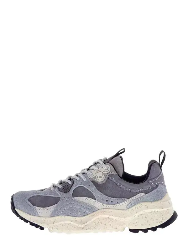 FLOWER MOUNTAIN Panelled Sneakers - Grey