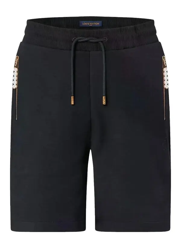 LOUIS VUITTON Embroidered Shorts - Black