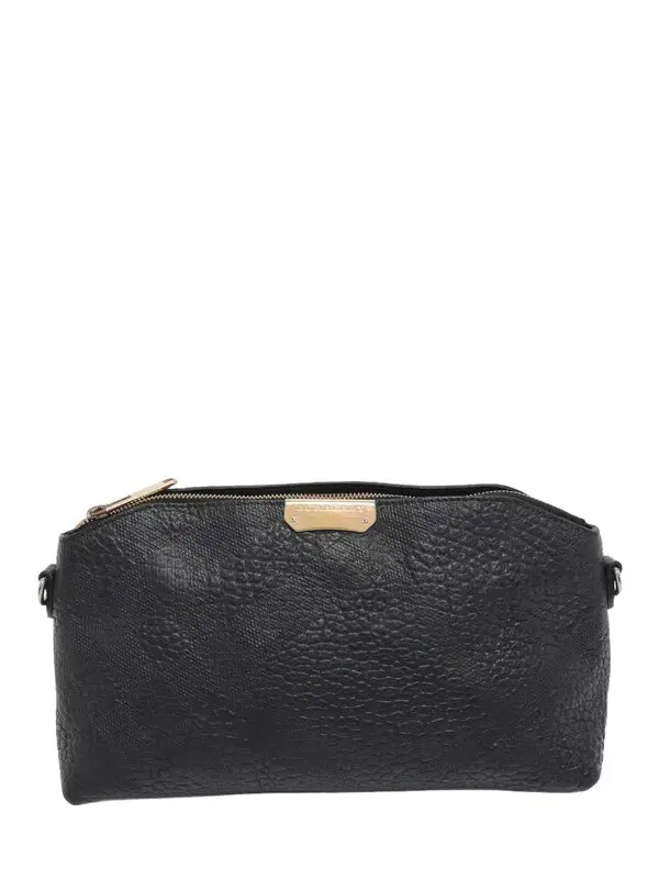 Burberry Leather Crossbody Bag - Black