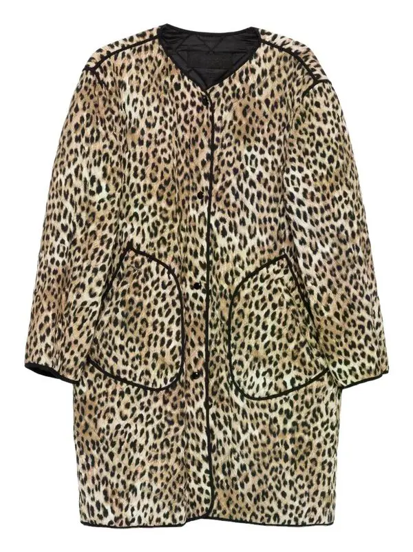 N°21 Leopard-print Coat - Neutrals