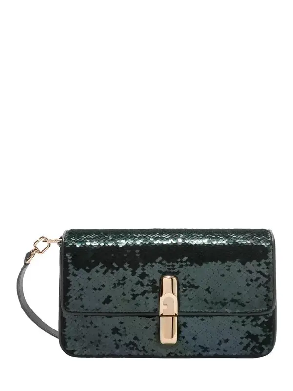 Furla Iride Sequin Cross Body Bag - Green