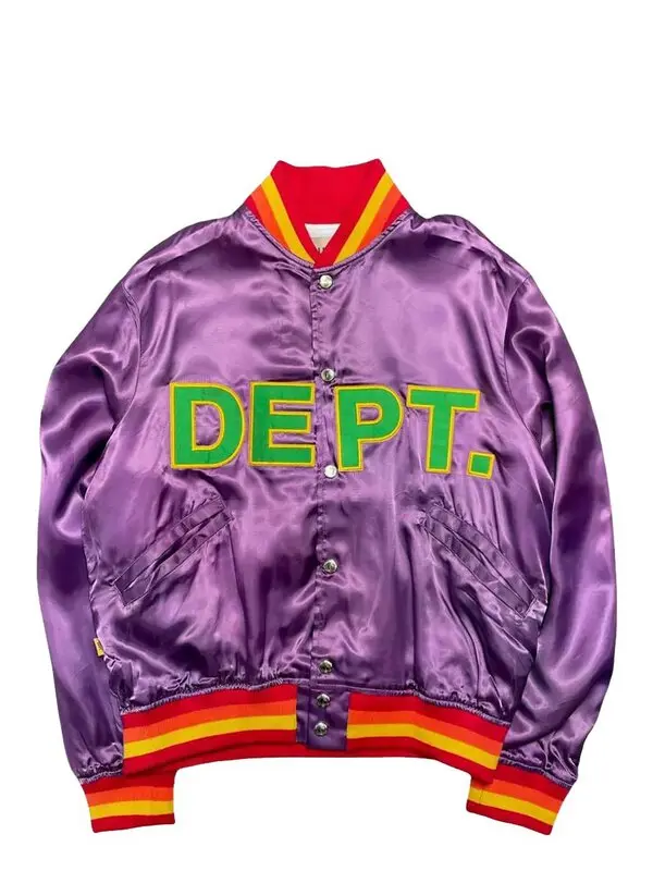 GALLERY DEPT. Mvp Satin Bomber Jacket - Purple