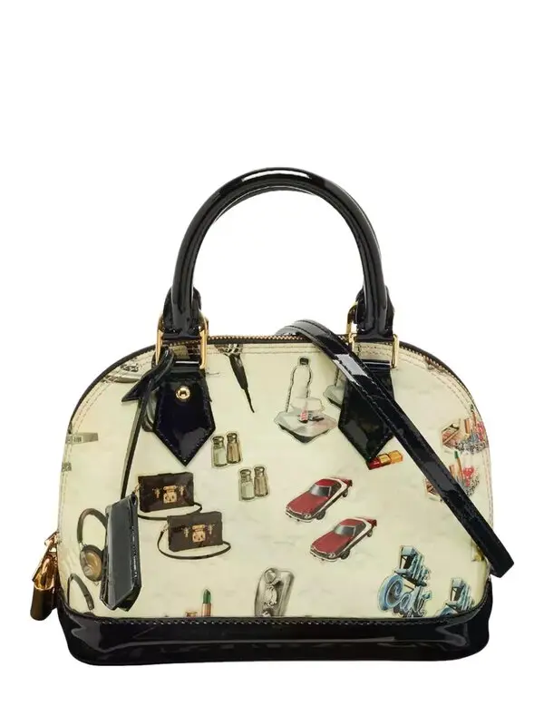 LOUIS VUITTON Motifs Alma Satchel - Neutrals