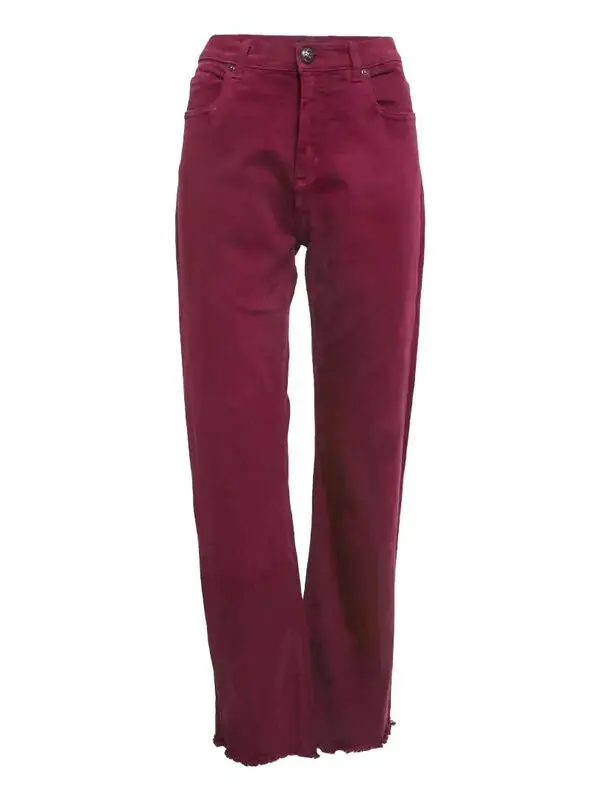 Etro Floral-print Jeans - Red