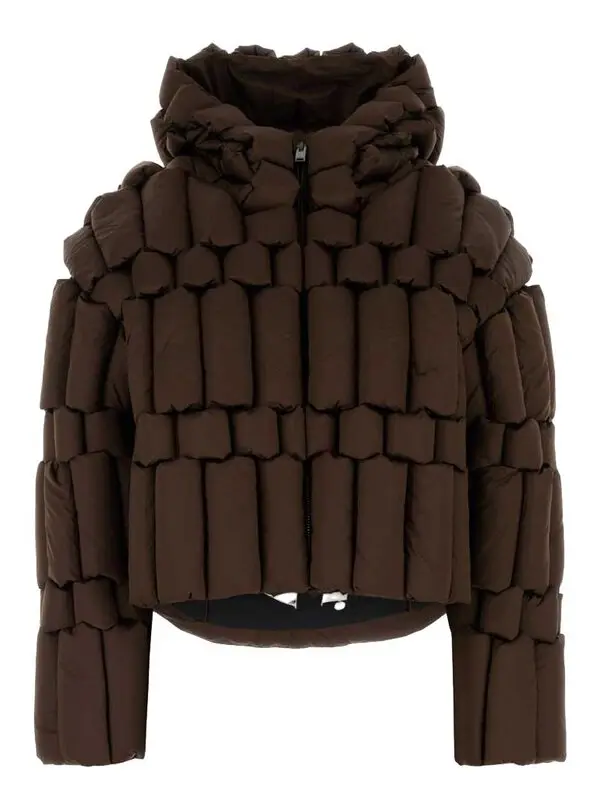 RAXXY Quilted Down Jacket - Brown