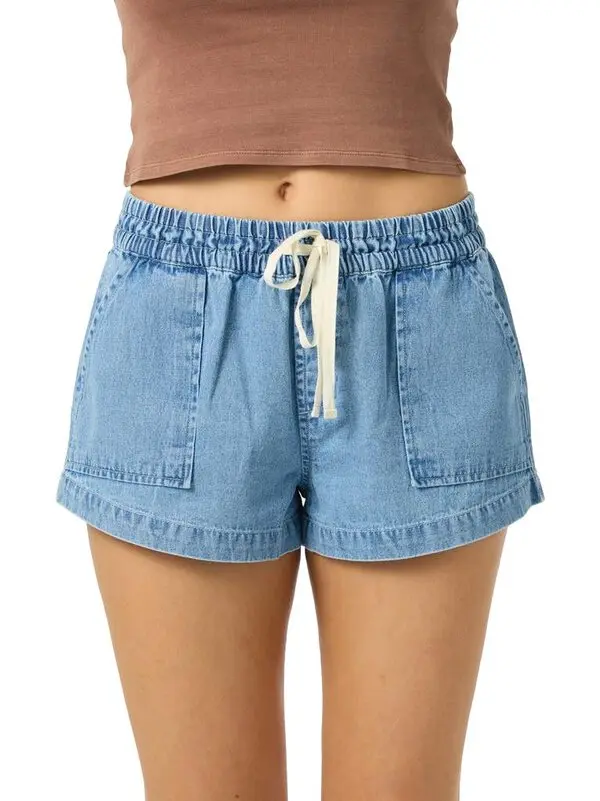O'Neill Drawstring Denim Shorts - Drifter