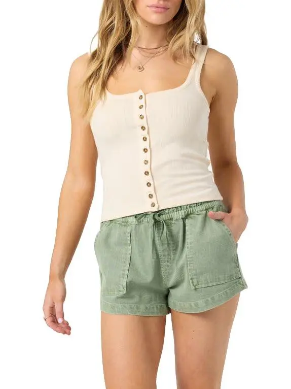O'Neill Maylee Pointelle Knit Tank - Tapioca