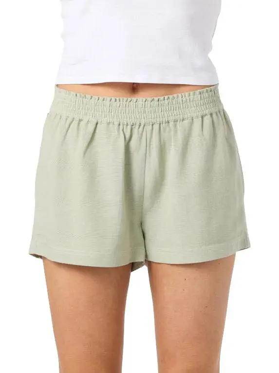 O'Neill Smocked Waist Shorts - Desert Sage