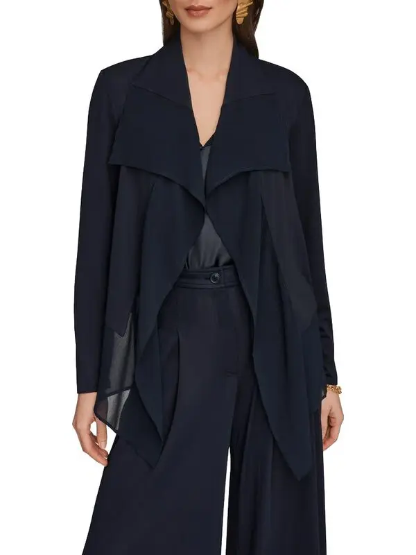 Donna Karan New York Mixed Media Jacket - Nightfall