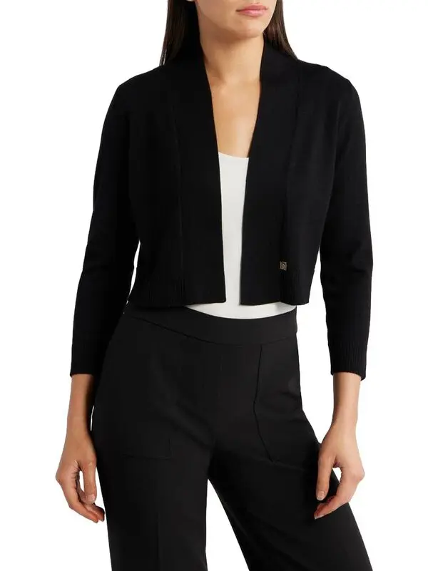 Anne Klein Kissing Front Shrug - Anne Black